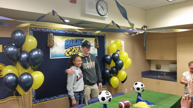 Celebrations all around as athletes sign letters of intent